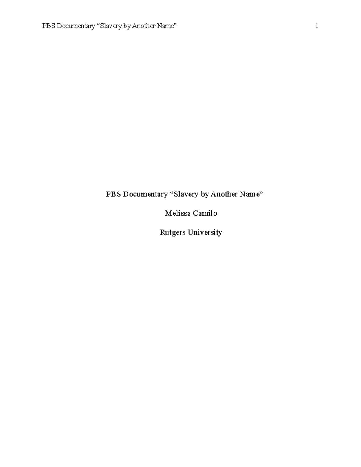 Slavery by Another Name - PBS Documentary “Slavery by Another Name” 1 ...