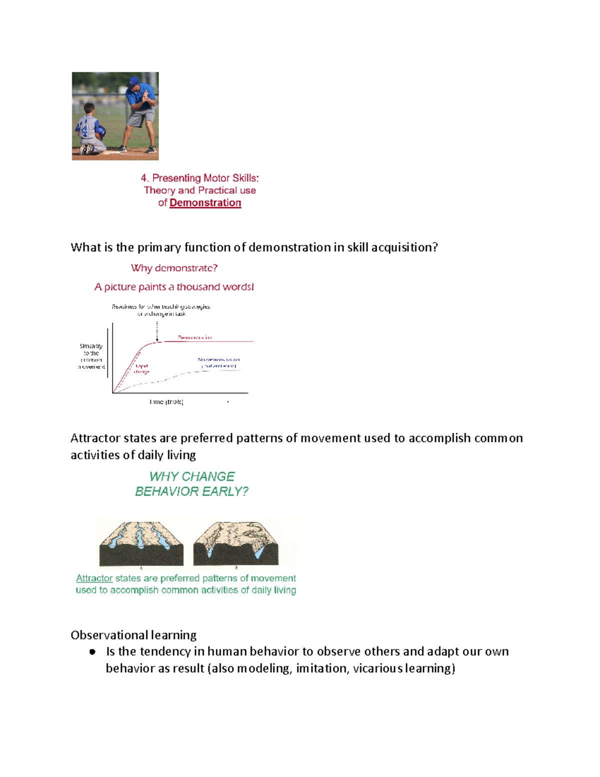 Topic 4- demonstration - What is the primary function of demonstration ...