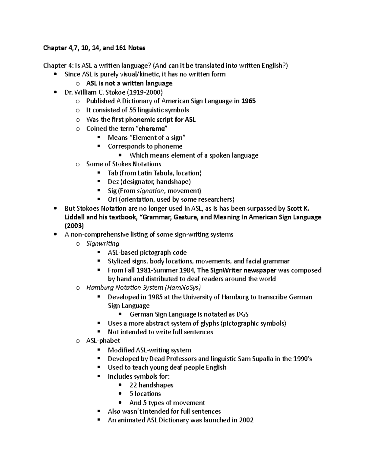 Chapter 4,7, 10, 14, and 161 Notes - Chapter 4,7, 10, 14, and 161 Notes ...