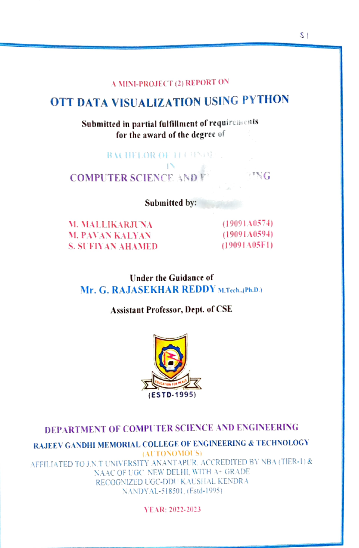 2022-23-CSE-OTT DATA Visualization Using Python-3 - ####### AMIN-PROJECT (2) REPORT ON OTT DATA ...