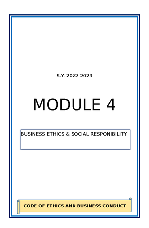 Business Ethics Social Weekly Test 15 - S. 2022- WEEKLY TEST 15 ...