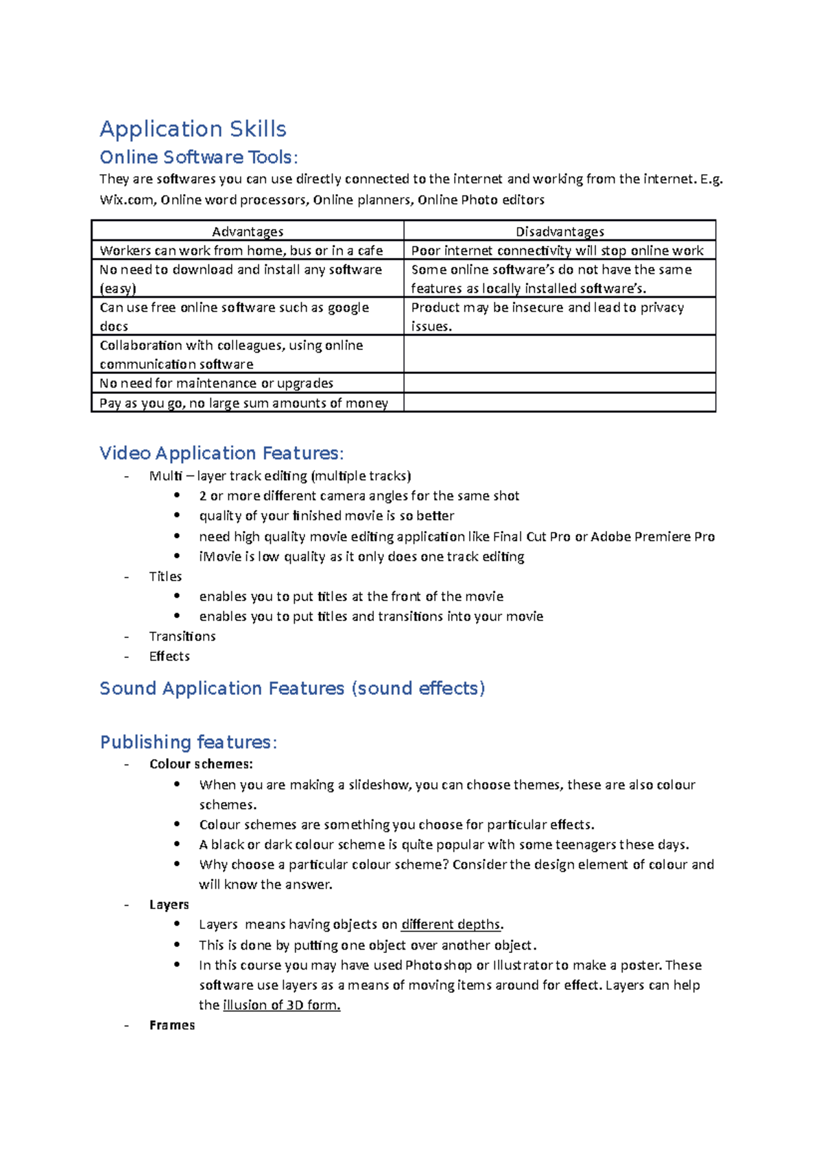 Application Skills - ATAR units 3 and 4 - Application Skills Online ...