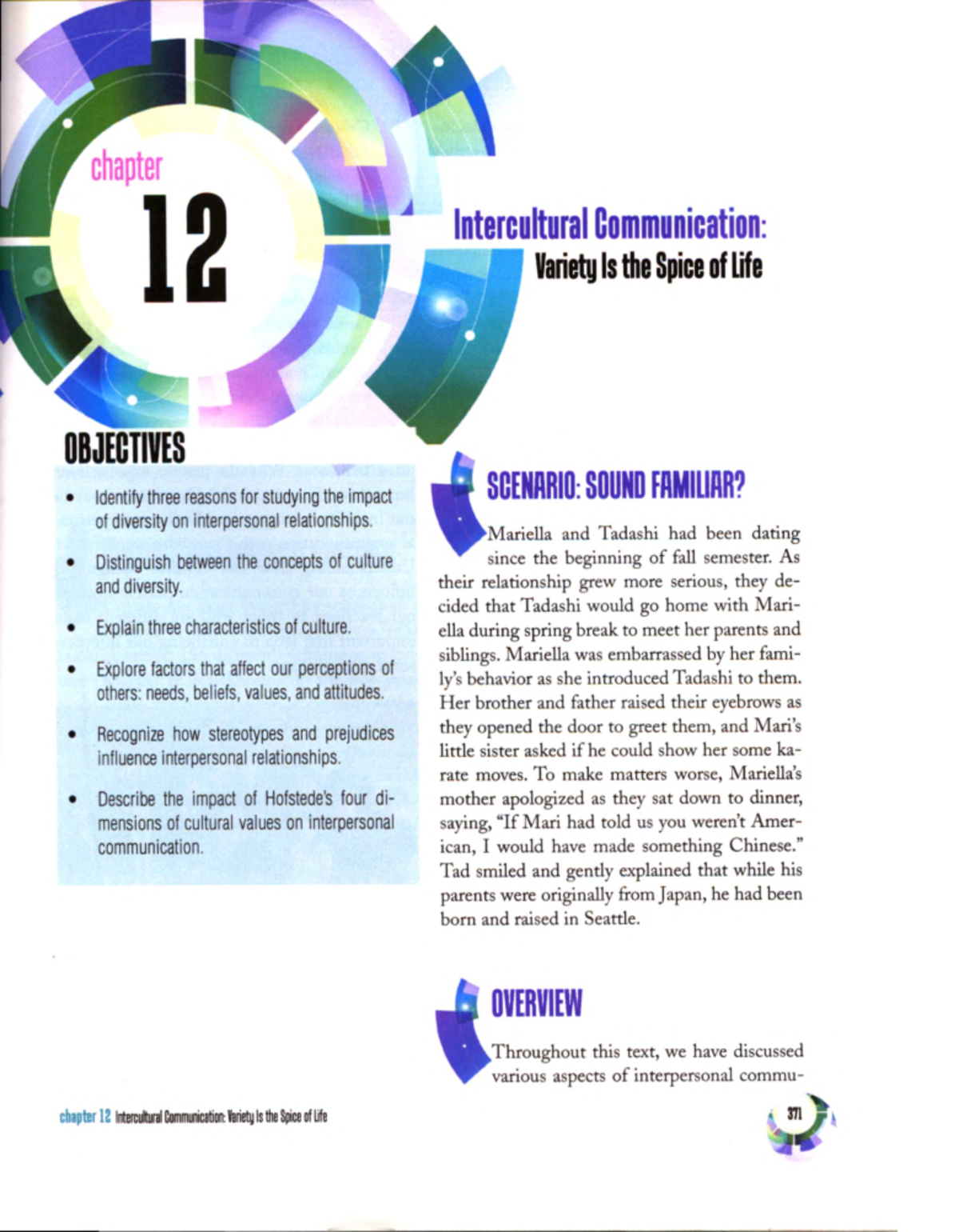 Chapter 12 - OBJECTIVES - Identify three reasons for studying the ...