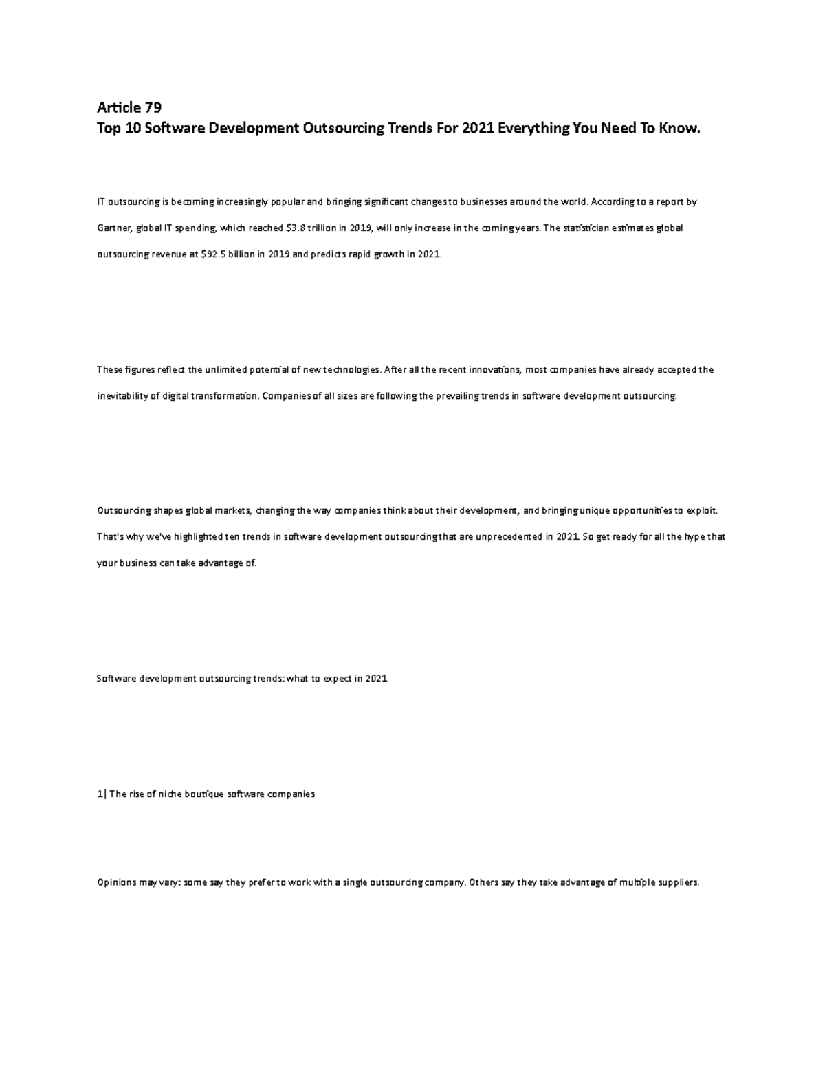 Article 79 - Article 79 Top 10 Software Development Outsourcing Trends ...