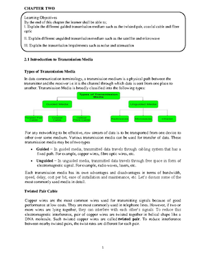 Chapter Three - Notes for Data Communications - CHAPTER THREE NETWORK ...