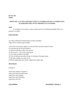 CC QUES BANK - Cloud Computing Question bank - REGULATION 2021 ACADEMIC YEAR 2023- Loyola ICAM ...