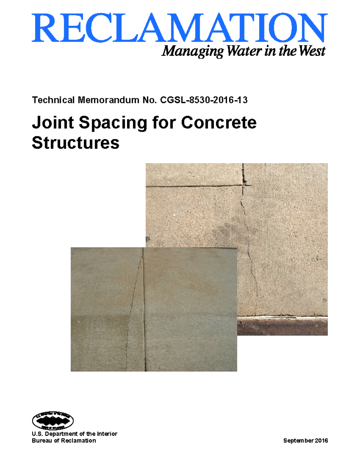 Joint Spacing For Concrete Structures 09-2016 508 - U. Department of ...