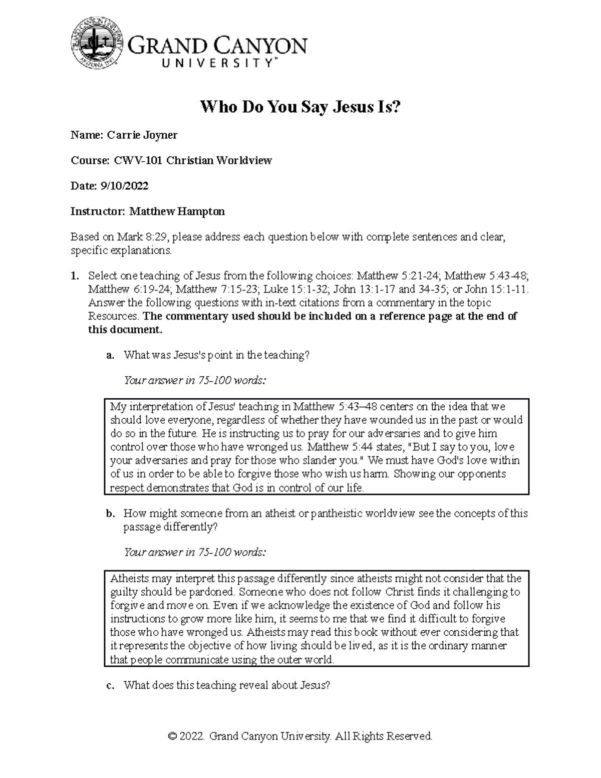 CWV 101 301 RS T4Who Do You Say Jesus Is Online - Who Do You Say Jesus ...