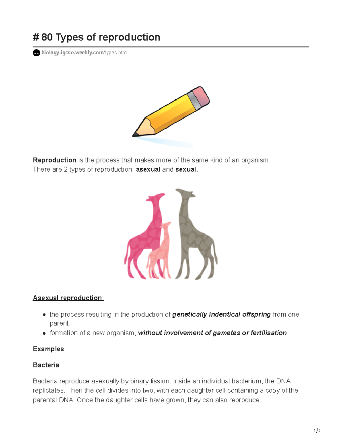 Biology-igcse.weebly.com- 80 Types of reproduction - # 80 Types of ...