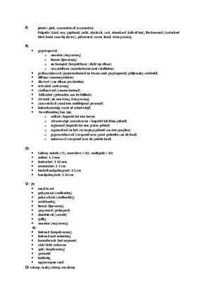 Derma - provoke uitwerking - De cutis bestaat uit de epidermis en de ...