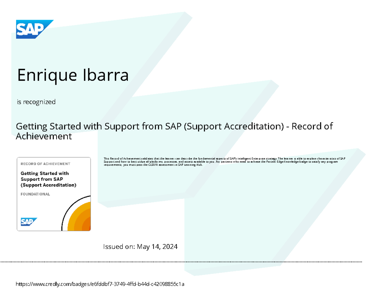 SAP version 2024 - Getting Started with Support from SAP (Support ...