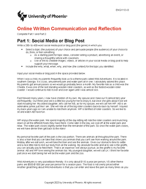 Eng110 v3 wk2 responses to rhetorical situations worksheet - ENG/110 v ...