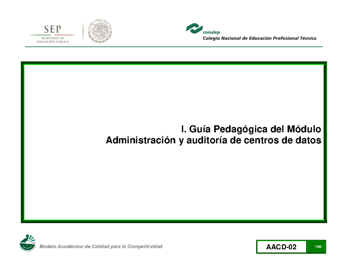GUIA Pedagogica AACD - mmlkk - I. Guía Pedagógica del Módulo ...