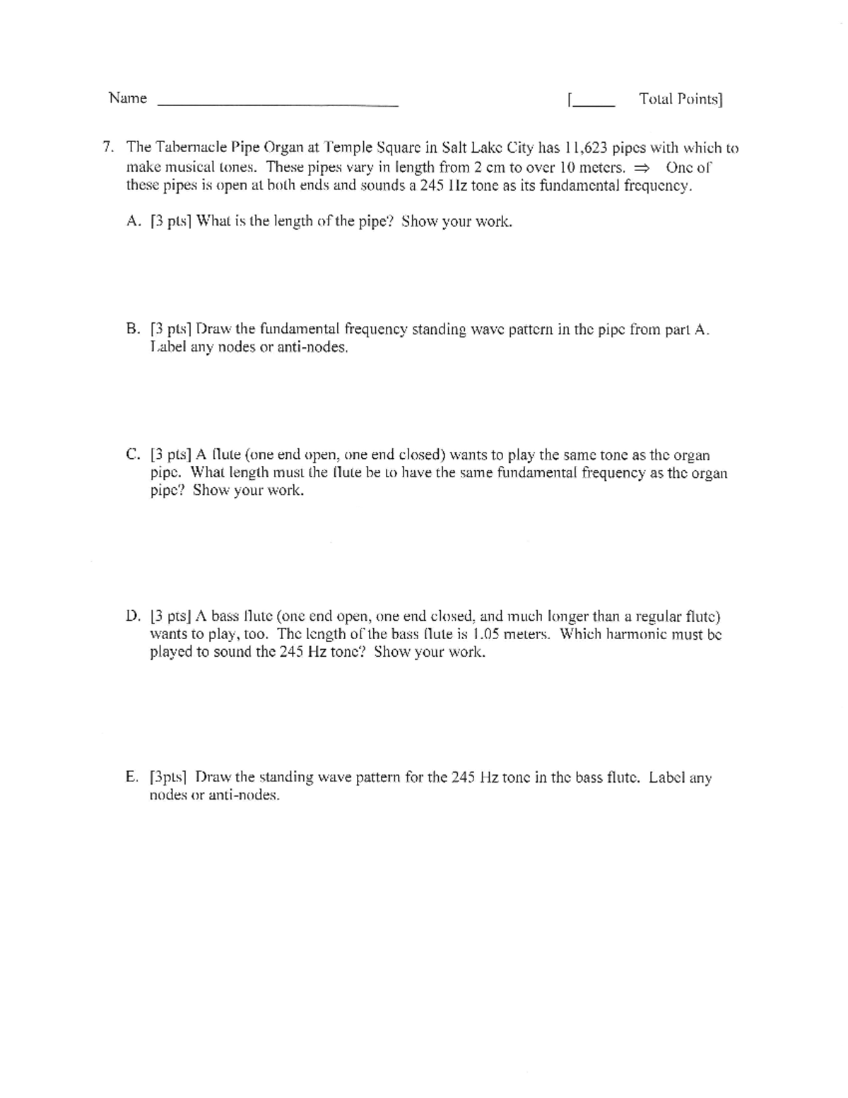Sample Standing Wave Problem - PHSCS 123 - Studocu