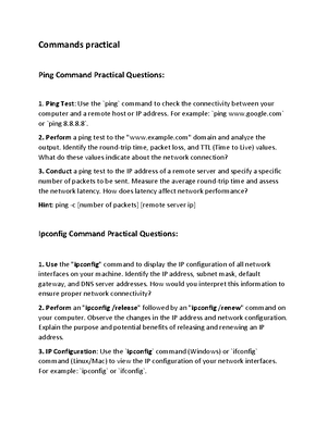 LO1 Examine networking principles and their protocols desklib - PROGRAM TITLE: NETWORK ...