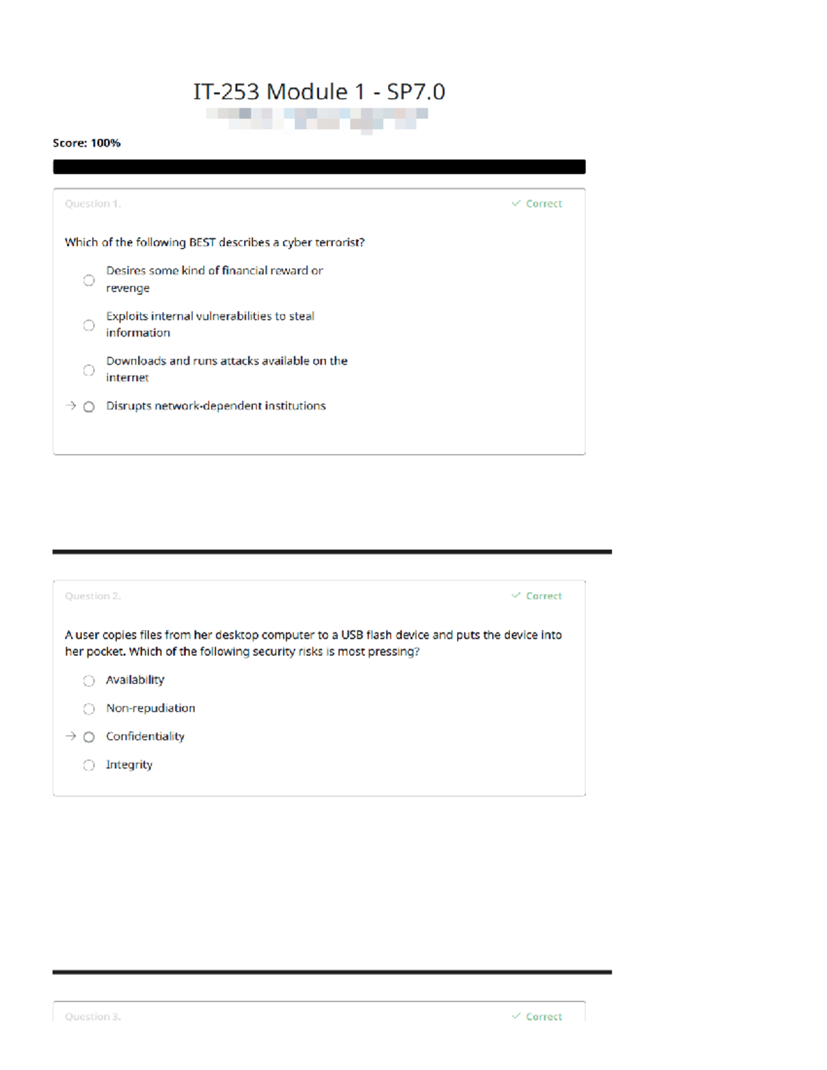 IT-253 Module 1 - IT 253 - Studocu