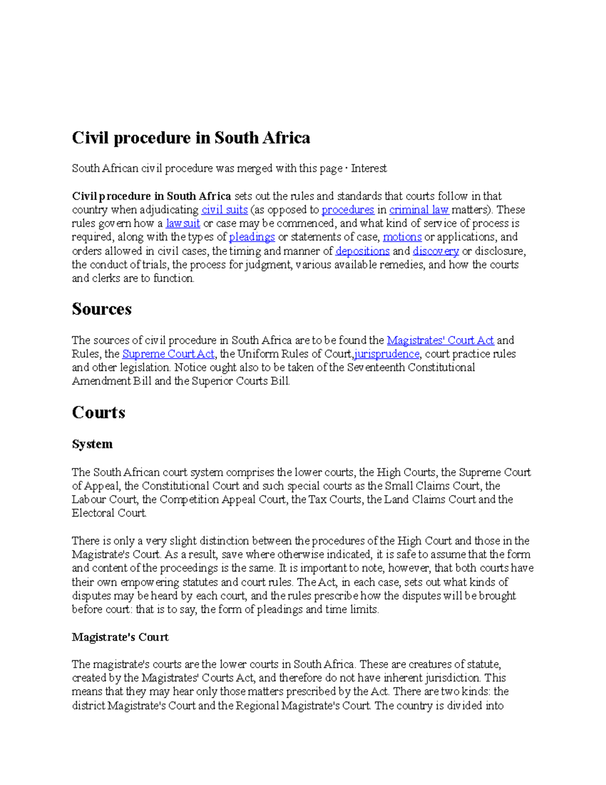 CIP2601 civil Procedure Civil Procedure In South Africa South African cip2601-civil-procedure-civil-procedure-in-south-africa-south-african