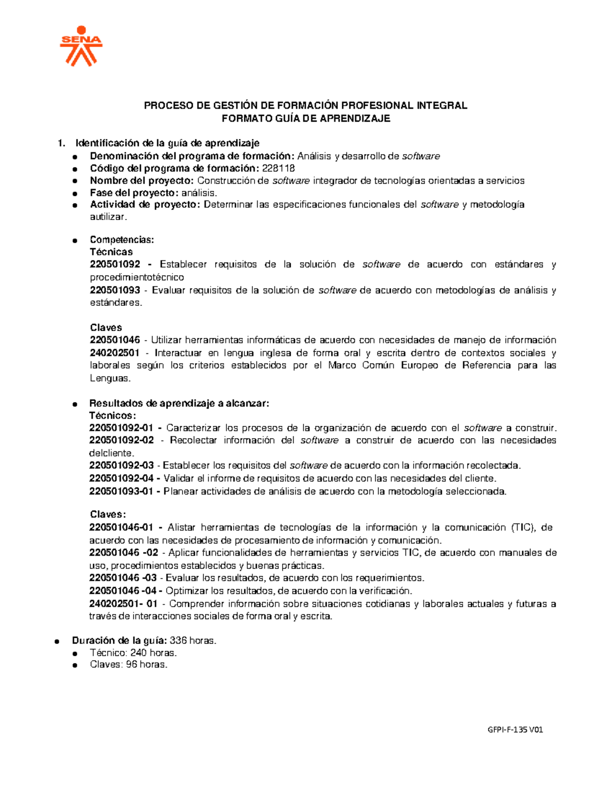Aprendizaje guia - MKMMN,kjnm - PROCESO DE GESTIÓN DE FORMACIÓN ...