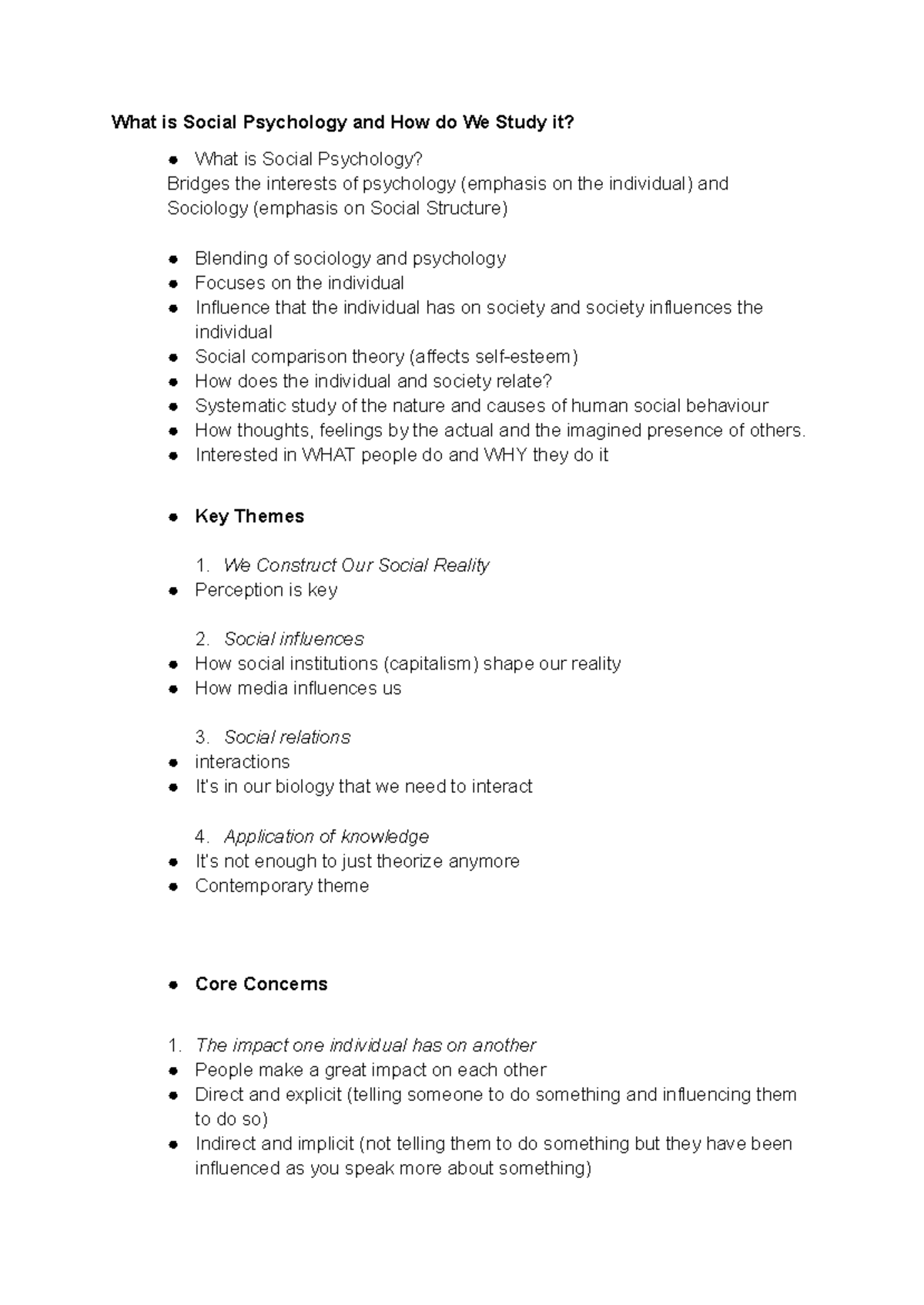 Social psychology 1-2 - chapter 1-2 - What is Social Psychology and How ...