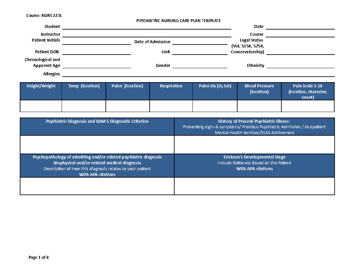 NURS+223L+-+Psychiatric+Nursing+Care+Plan+Template - PSYCHIATRIC ...
