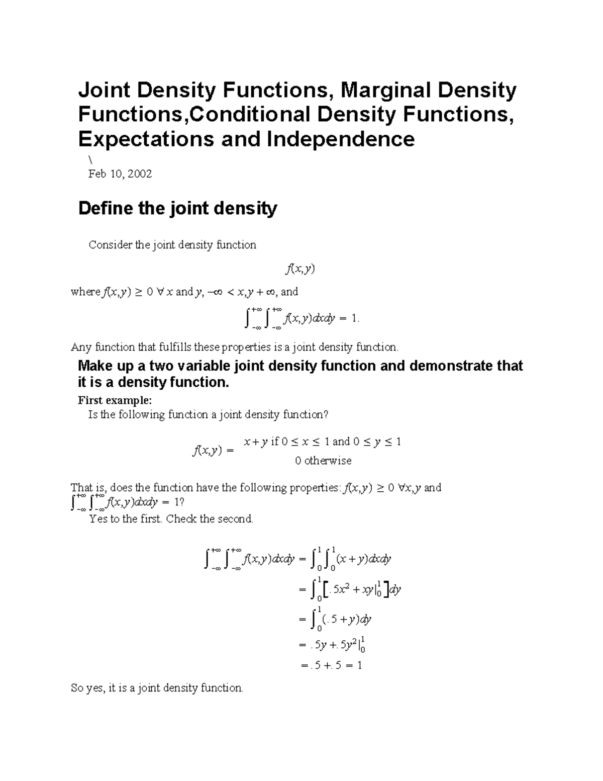 Jointdensity - References for materials that are not easily understood ...