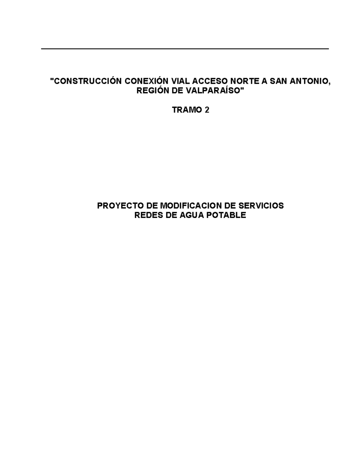 AP-MEM- ETE - Memoria y EETT, instalación de matriz de agua potable. - "CONSTRUCCIÓN CONEXIÓN ...