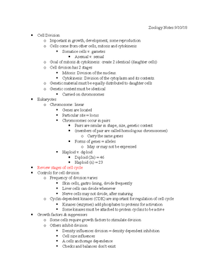 Zoology Lab Final Study Guide - Zoology Lab Final Study Guide Chapter ...