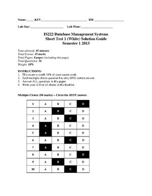 Database Systems 12e by Carlos Coronel - Chapter 2: Data Models - Week 2 Exercise CHAPTER 2 ...