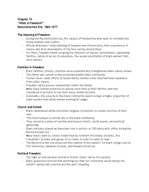 Give Me Liberty ch. 11 notes - Chapter 11 The Peculiar Institution The ...