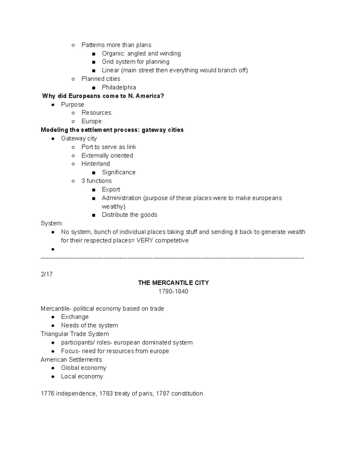 GEO- Notes-3 - This is part 3 of exam notes for the first urban ...