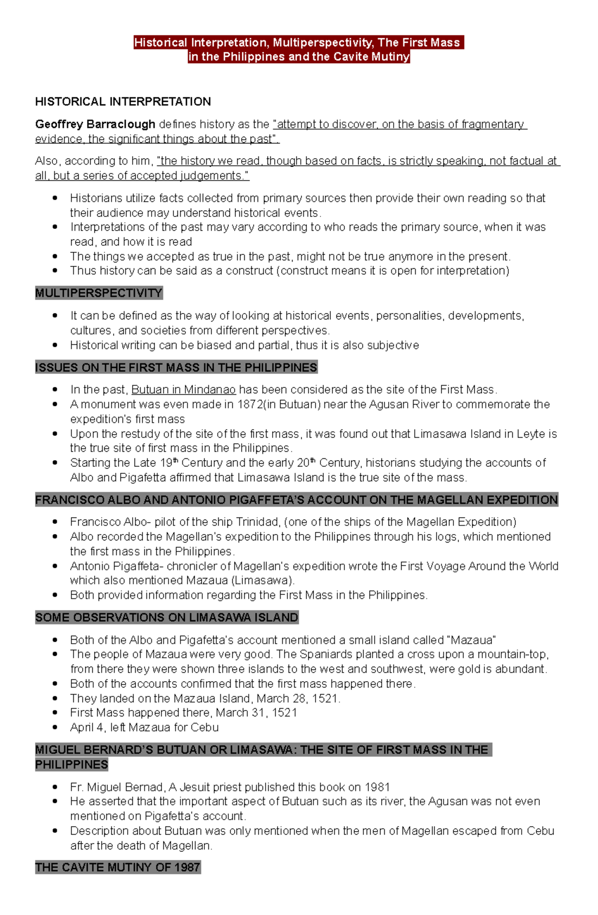 History - Hopes it helps - Historical Interpretation ...