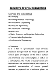 ELEMENTS OF CIVIL Engineering - Studocu