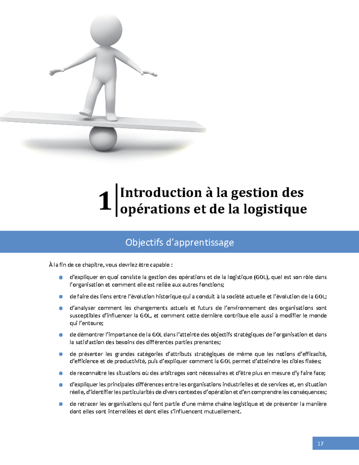 GOL 2e édition chapitres 1 et 2 - ϭϳ 1 Introduction à la gestion des opérations et de la ...