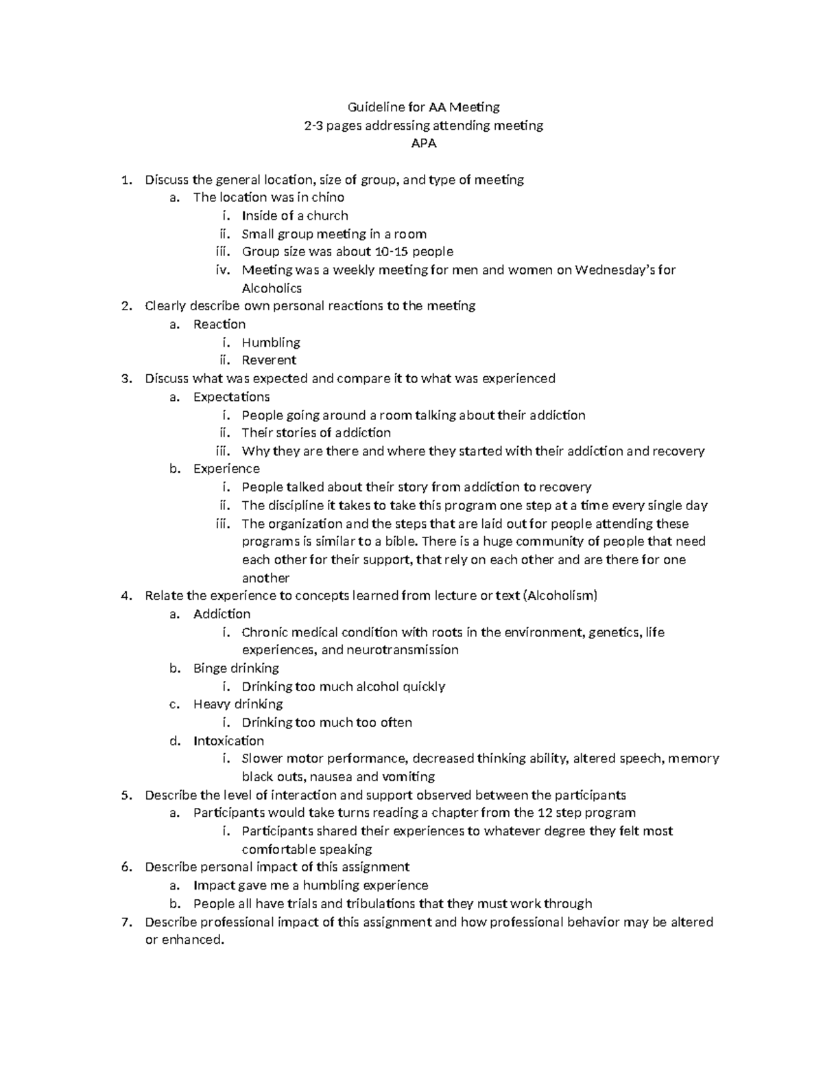 AA outline - Summary Leadership/Management in Professional Nursing ...