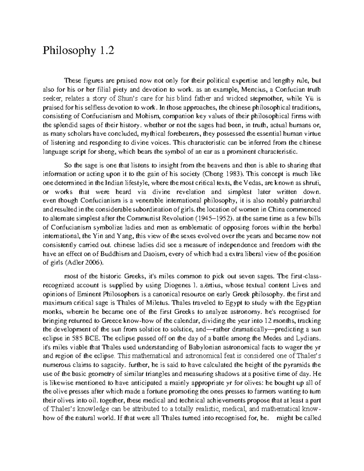 Philosophy 1.1 - Philosophy 1. These figures are praised now not only ...