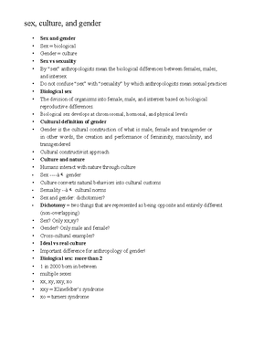 Introduction to Gender Development - Gender Development Theories of ...