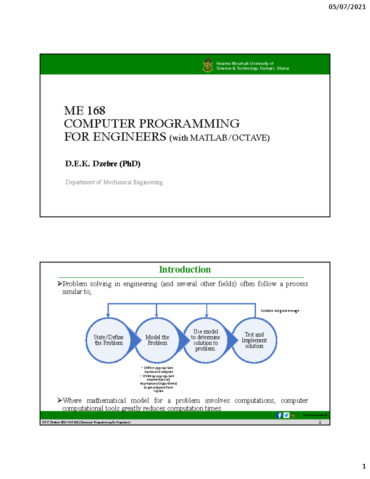 1 168 2021 05 20 Intro + Matrices + Indexing + Operators + Expressions ...