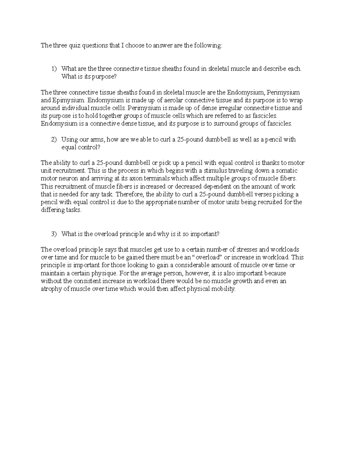 Quiz 3 Questions And Answers The Three Quiz Questions That I Choose