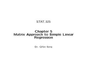 Ch2 - Very Helpful - STAT 525 Chapter 2 Inferences in Gaussian Simple ...