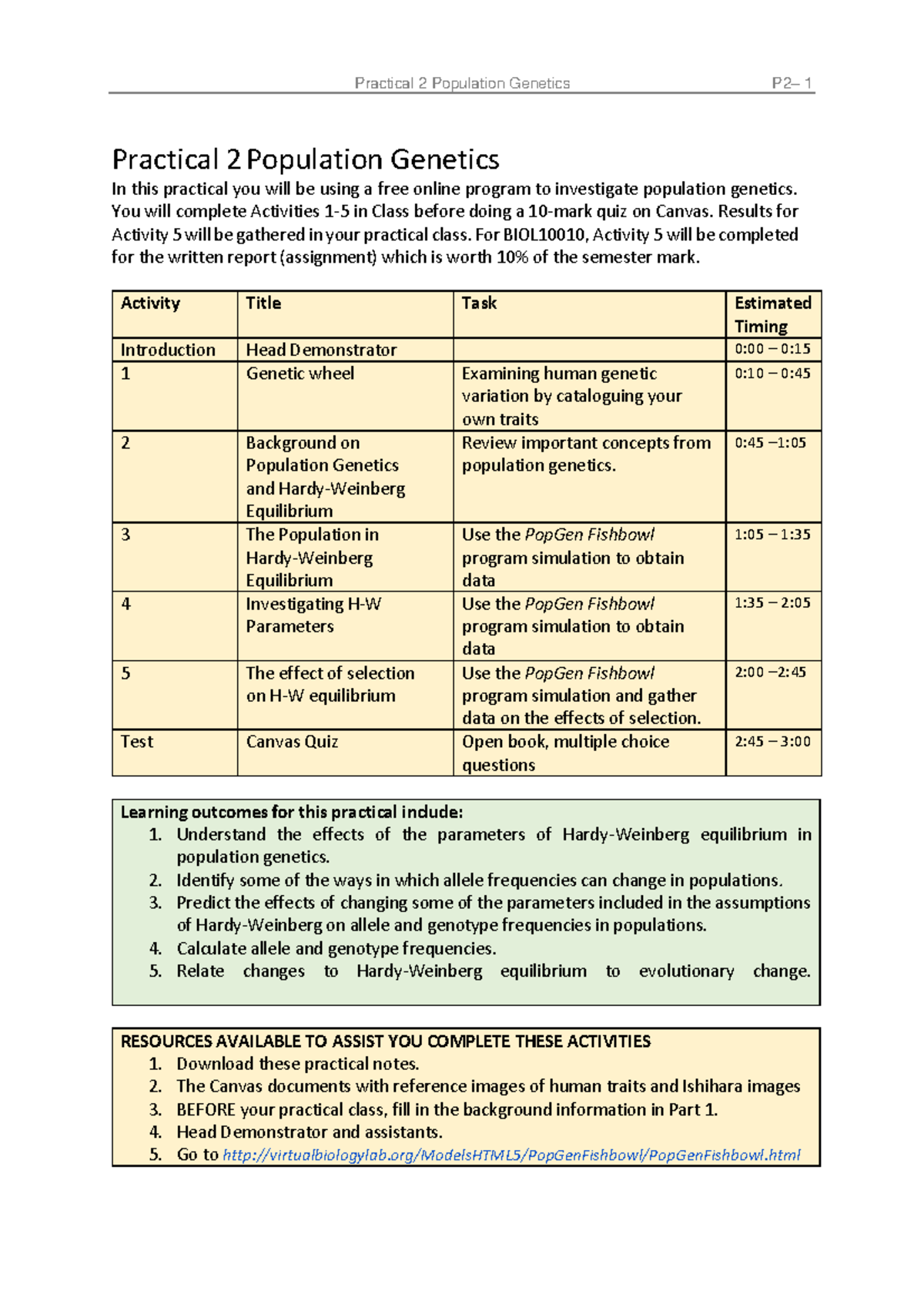 Biol10010-11 Prac2 Notes 2022 Online-4 - Practical 2 Population ...
