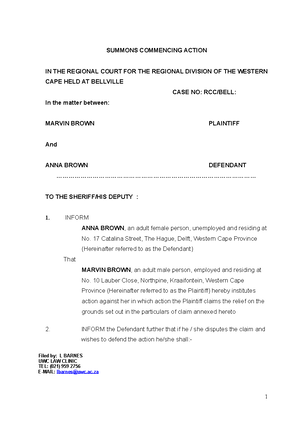 RAF case summary - All the important cases for this module - PLP401 ...