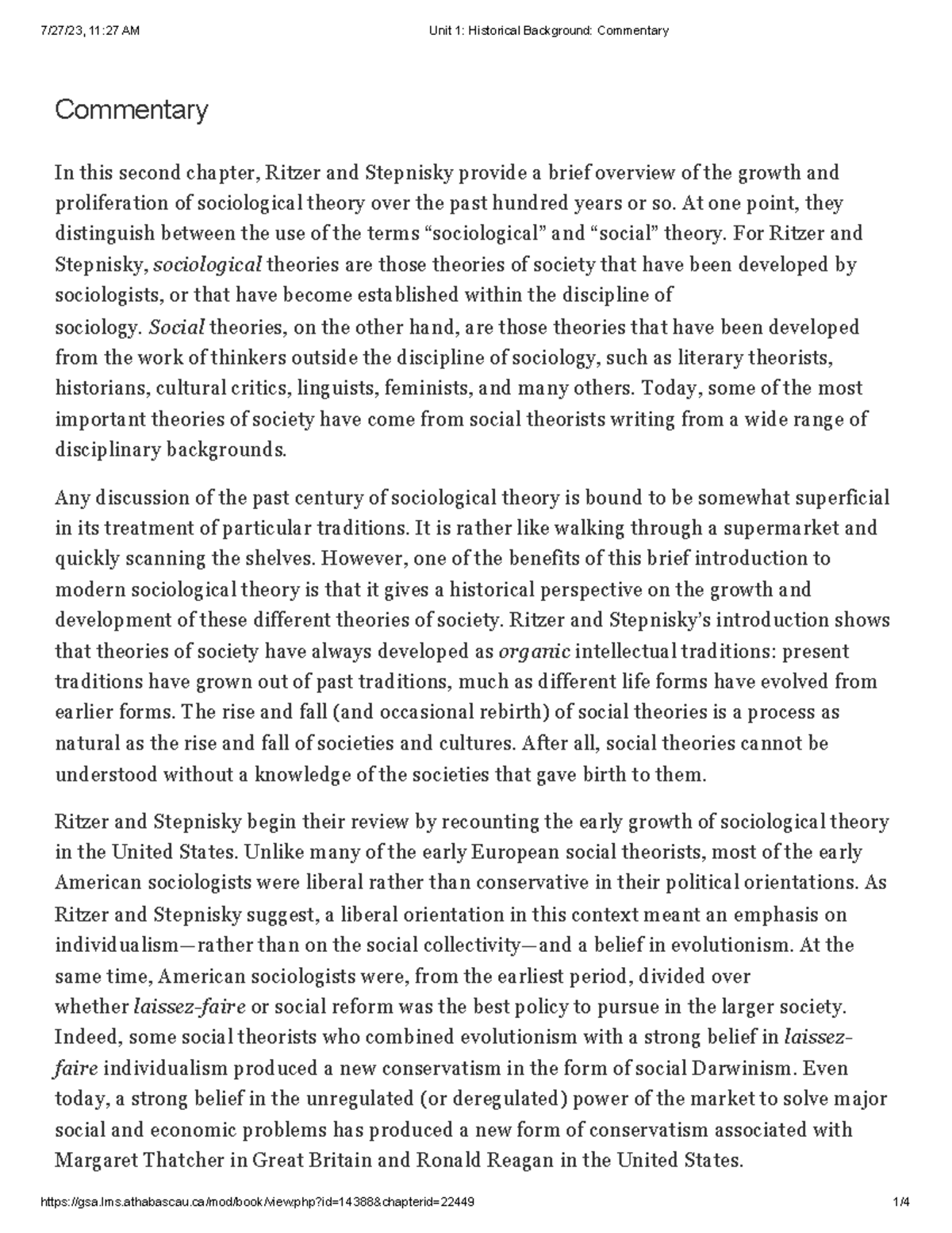 Unit 1.2 Historical Background Commentary - Commentary In this second ...