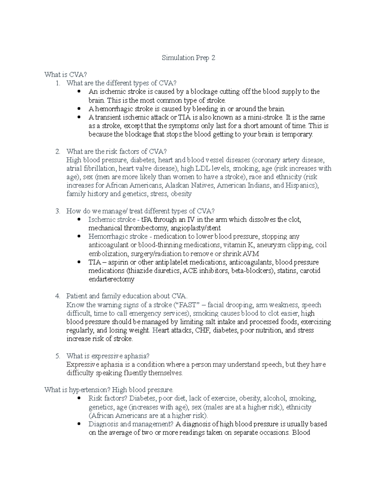 Sim Prep 2 - Sim Prep 2 - Simulation Prep 2 What is CVA? 1. What are ...