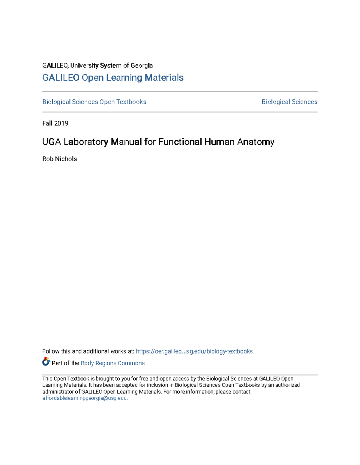 Lab Packet - 111111111111111 - GALILEO, University System of ...