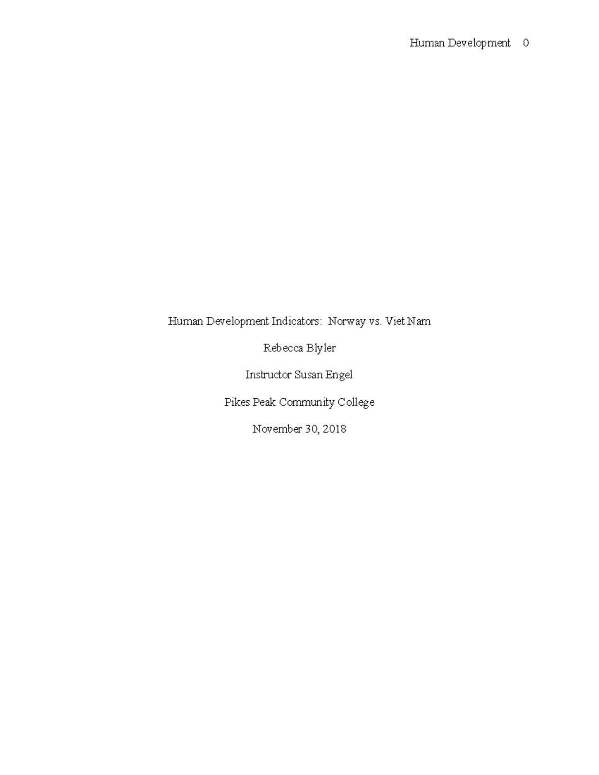 College Economics Module 5 Web Assignment United Nations Human ...