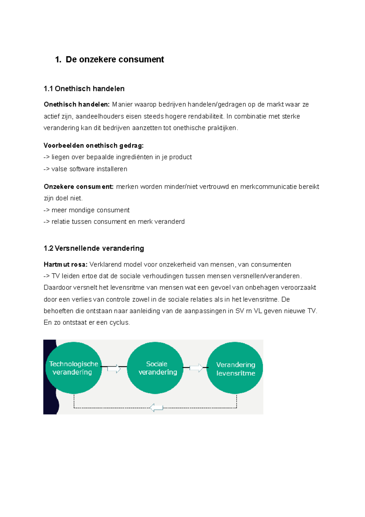 De onzekere consument - 1. De onzekere consument 1 Onethisch handelen Onethisch handelen: Manier ...