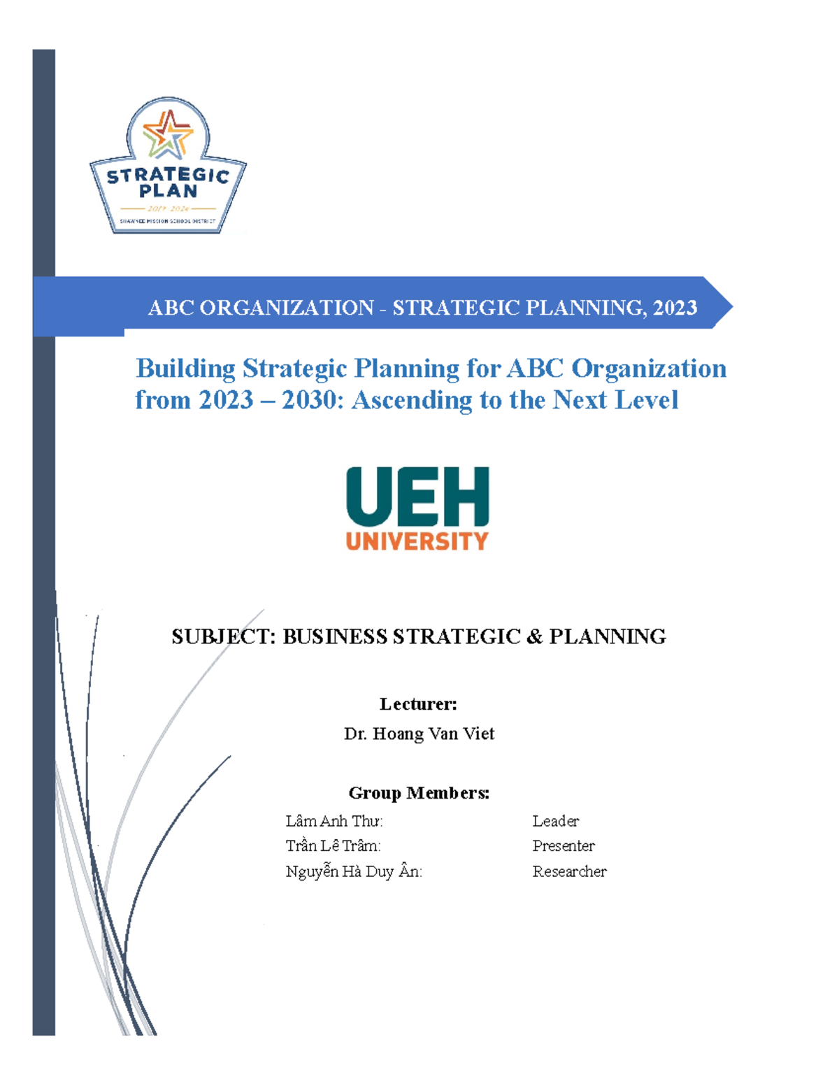 4-Organization-strategy-planning Template.-2023 - ABC ORGANIZATION ...