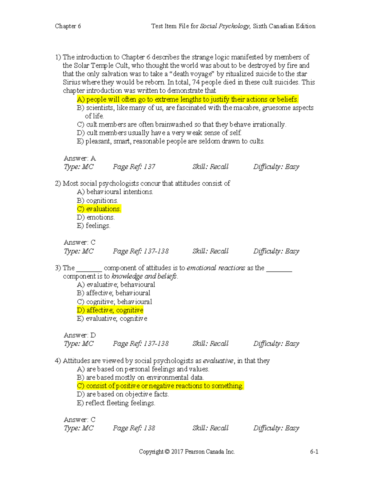 Psych 2720 Chap 6 Test Bank - 1) The introduction to Chapter 6 ...