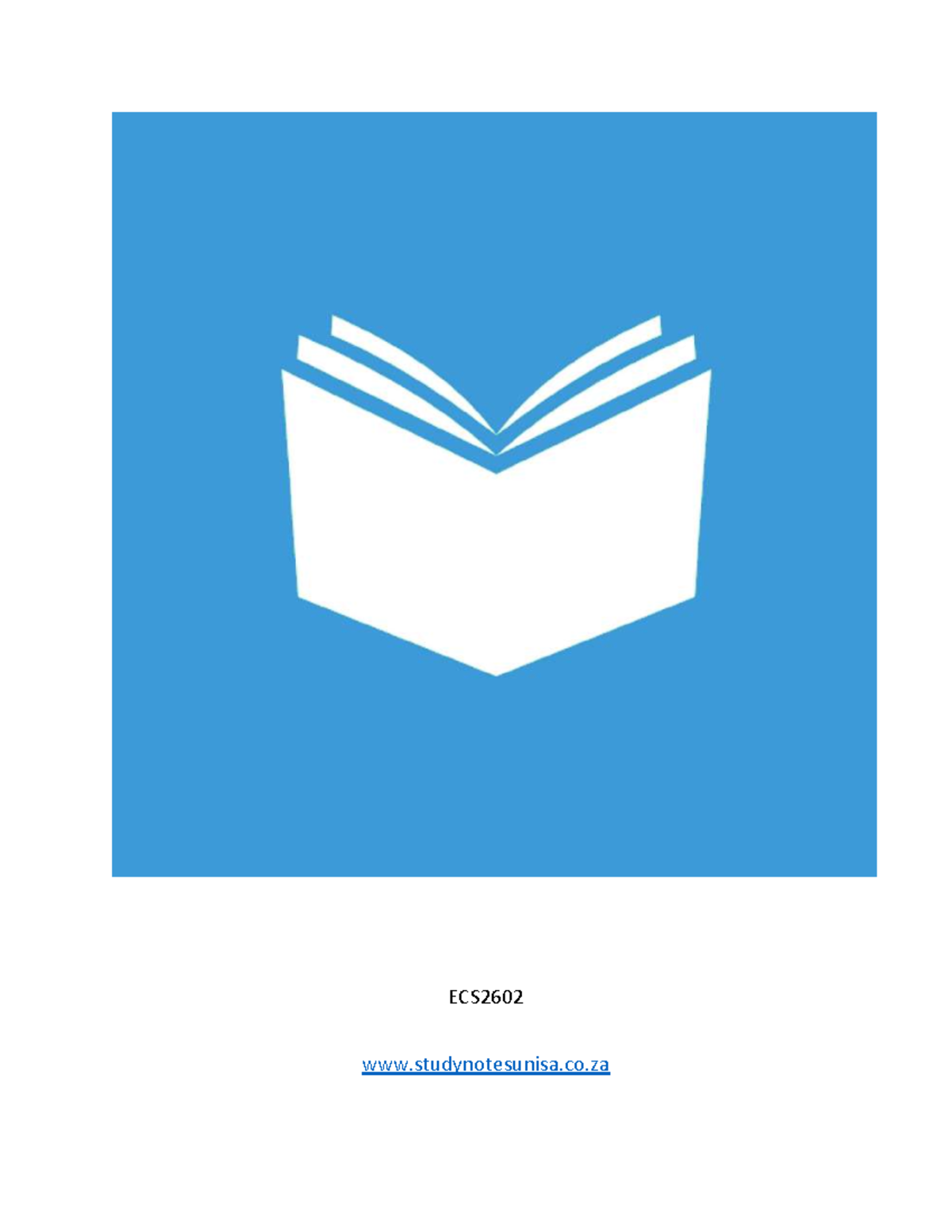 ECS2602-Exam-pack - Essay - ECS studynotesunisa.co Table of Contents ...