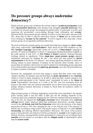 Essay Guide 2 - Essay Guide Political theory is a diverse field that ...